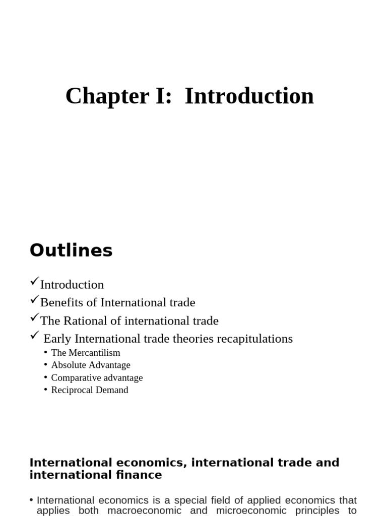 Benefits of International Trade Explained | PDF | International ...