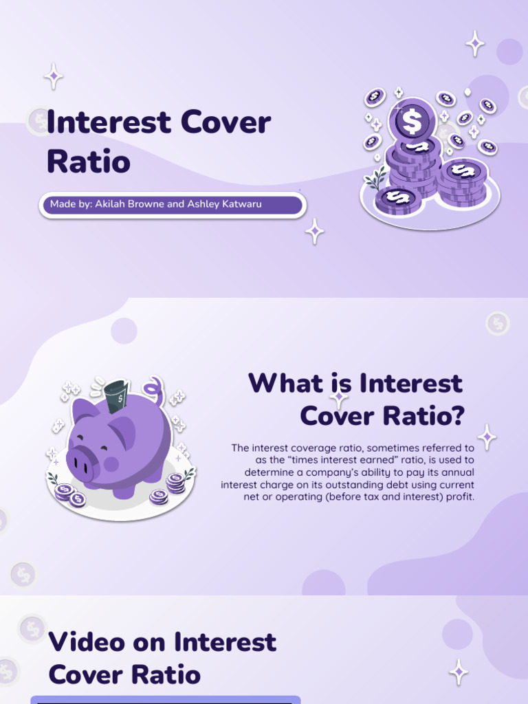 Understanding Interest Cover Ratio | PDF