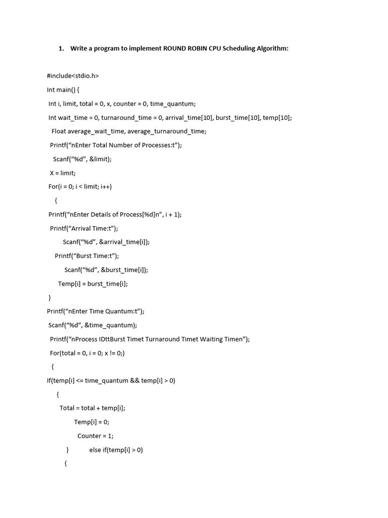 BSC OS Programs Manual | PDF | Operating System Technology | Computer Data