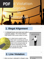 Badminton Faults & Fouls Guide | PDF | Ball Games | Athletic Sports