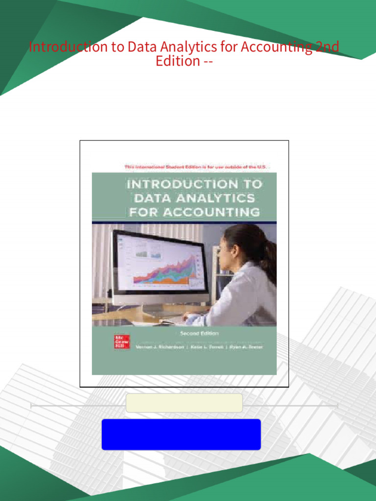 Introduction to Data Analytics for Accounting 2nd Edition -- - Discover the ebook with all ...