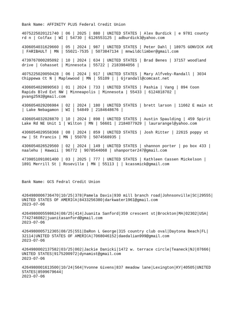 AFFINITY PLUS FCU 06-07-2023 | PDF