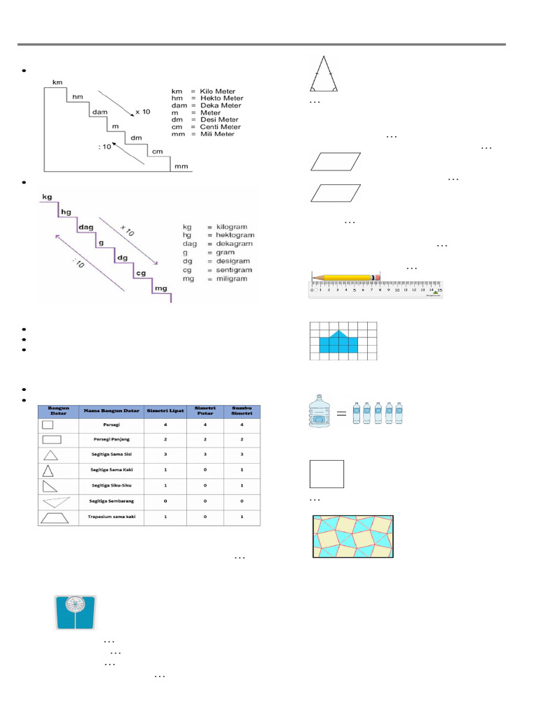 Contoh Soal Sts MTK Kelas 3 | PDF