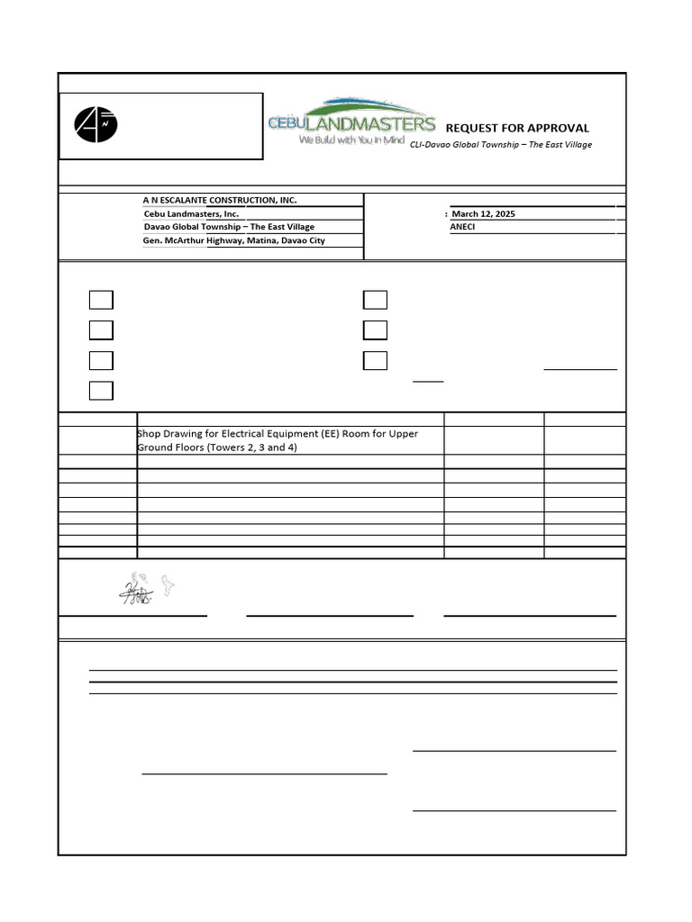 Shopdrawing ANECI EE Room | PDF
