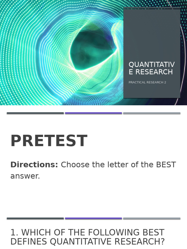 Understanding Quantitative Research Basics | PDF | Quantitative Research | Statistics