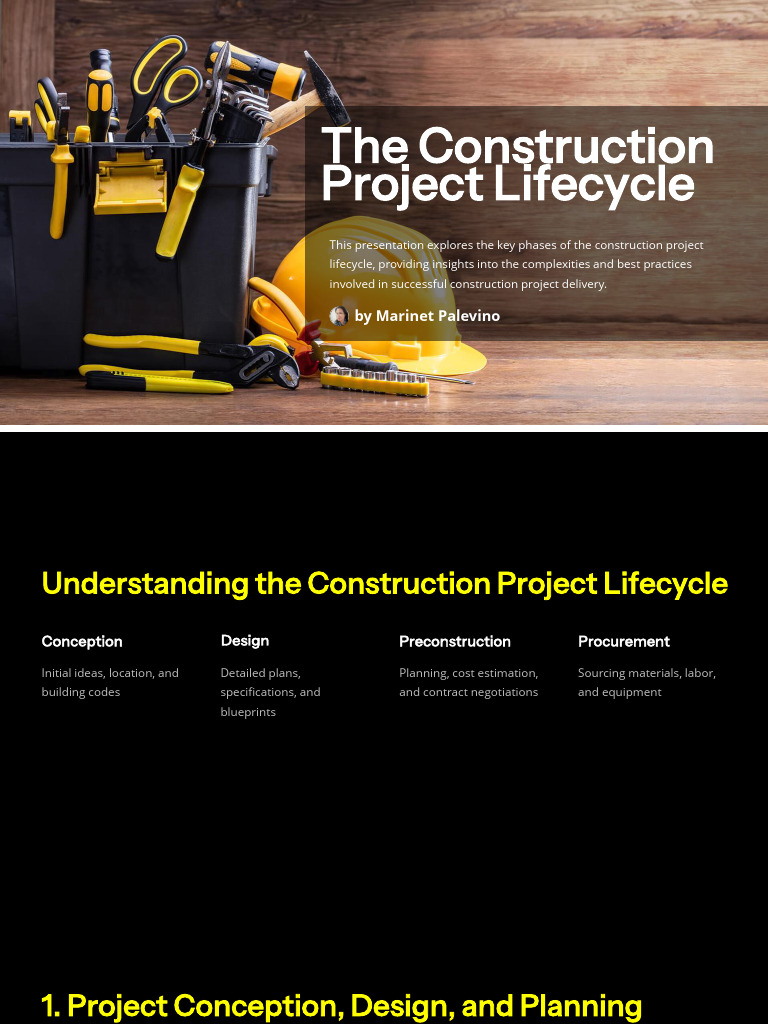 The Construction Project Lifecycle | PDF | Business