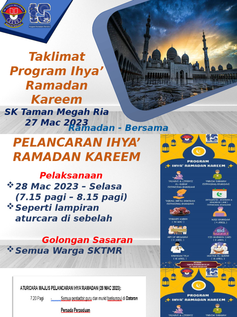 Taklimat Ihya Ramadan | PDF