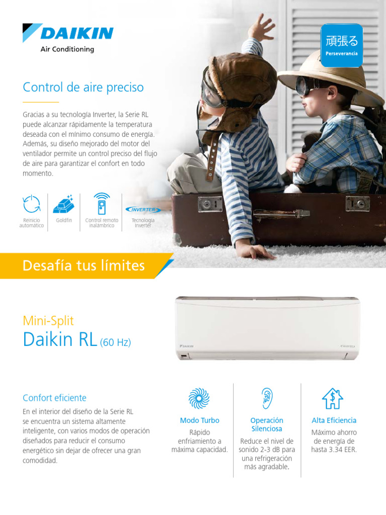 Daikin-RL 60-Hz ES-web 075950 | PDF | Uso eficiente de energía
