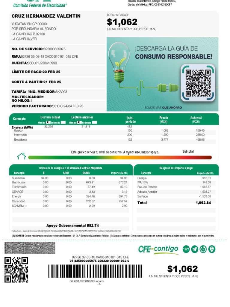 Comprobante de Domicilio | PDF