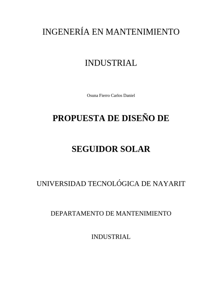 Reporte Tecnico | PDF | Fotovoltaica | Panel solar