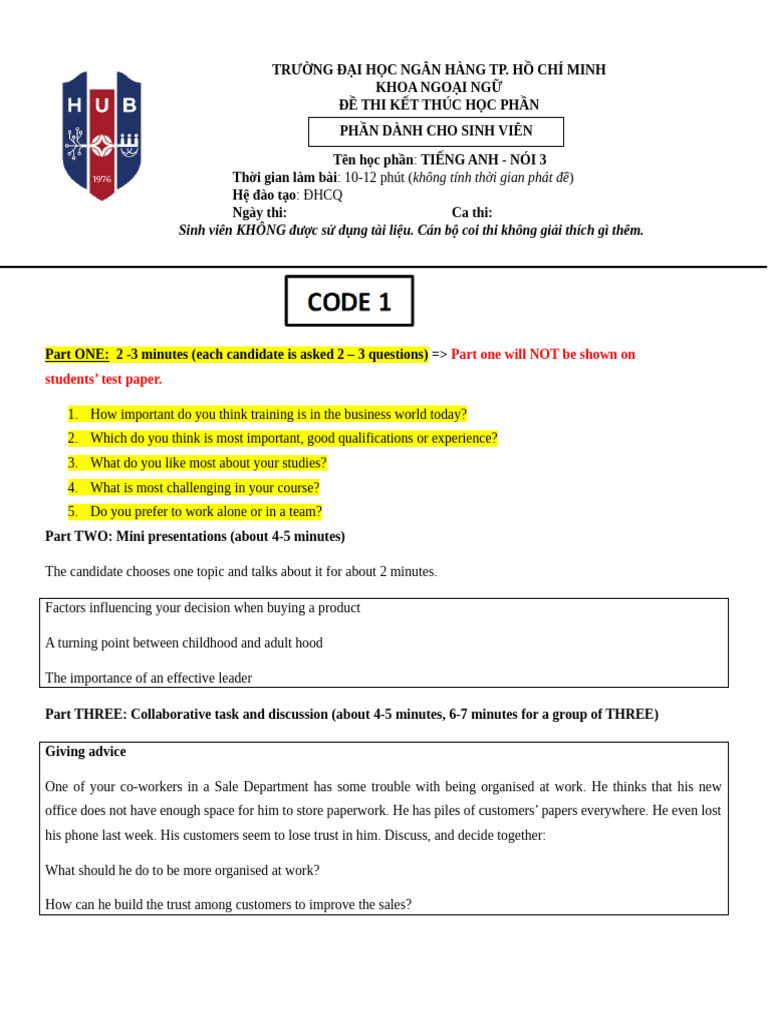 Final Test Sample | PDF