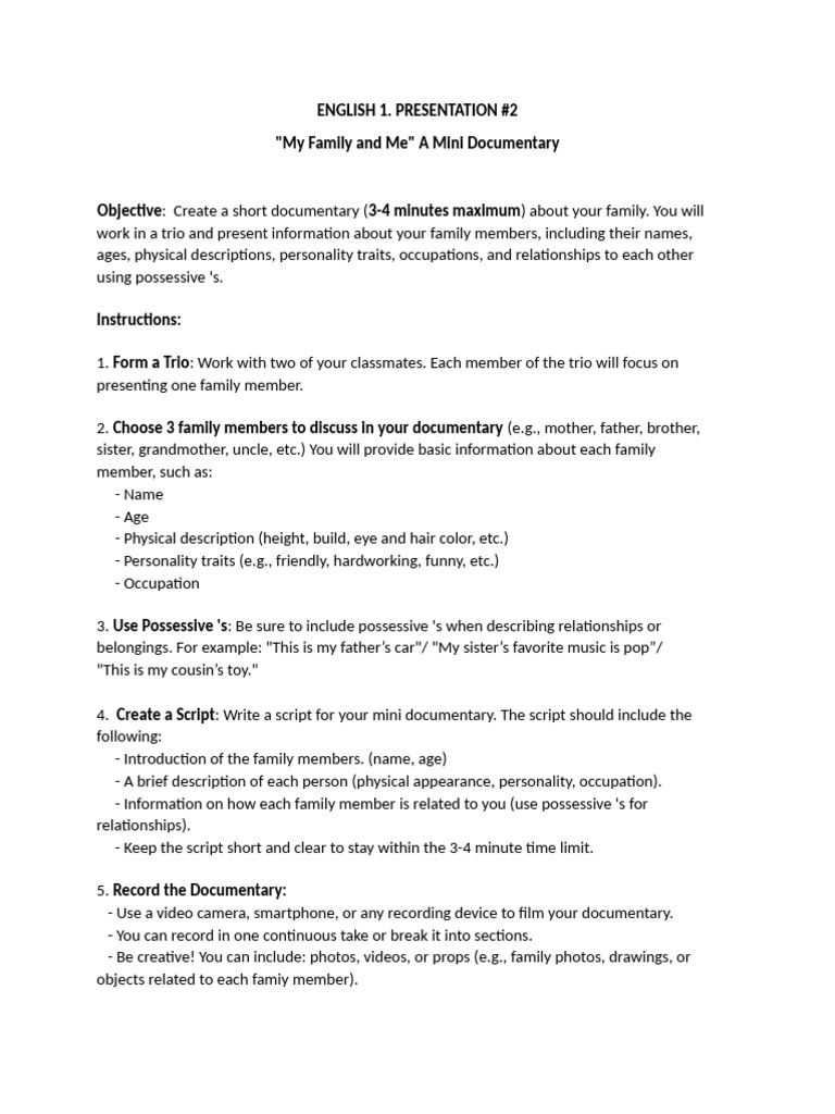 Presentation2 MiniDocumentary | PDF