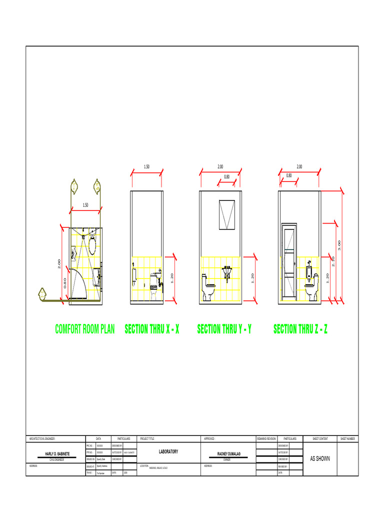 LABORATORY WITH LAVATORY FINAL NA GID-Comfort Room | PDF