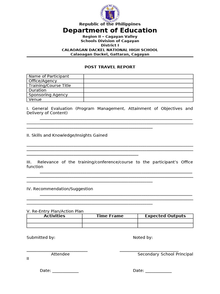 Post Travel Report1 | PDF