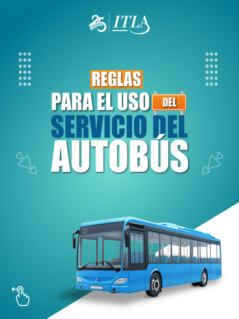 Arte Reglas Del Uso Del Servicio Del Autobus | PDF