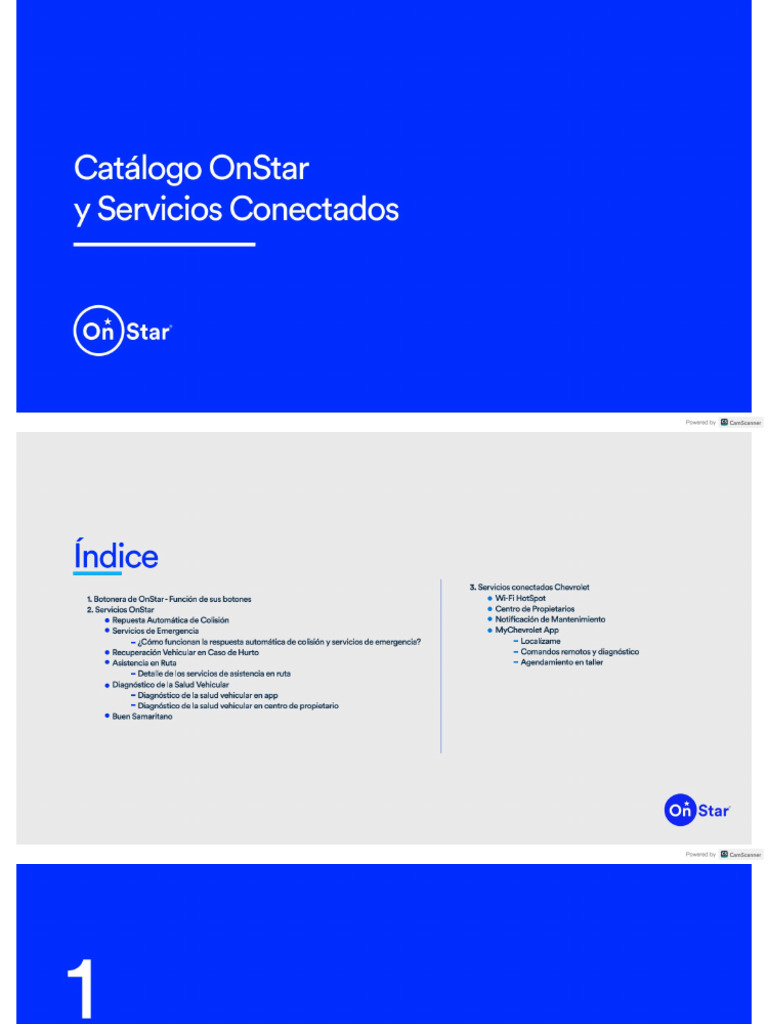 Catalogo Actualizado Colombia Sistema Onstar | PDF