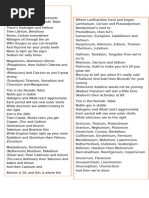Tom Lehrer's Elements Song Lyrics | PDF | Atoms | Chemical Elements