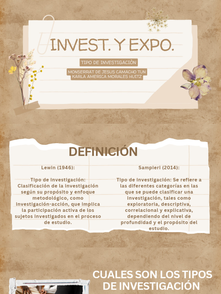 INVEST. Y EXPO.2 (1) | PDF | Estadísticas | Datos