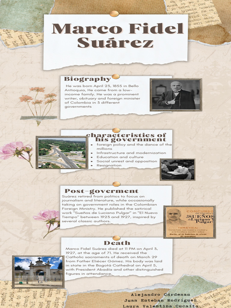 Marco Fidel Suárez: Colombian Writer & Minister | PDF