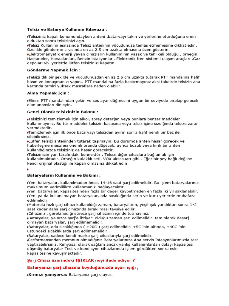 Kullanim Kilavuzu | PDF