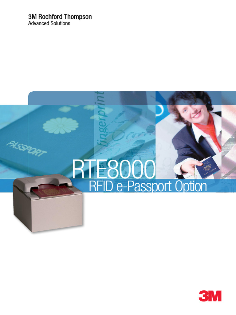 RTE8000 - HS 3M RFIDe Brochure - 2p | PDF | Radio Frequency ...