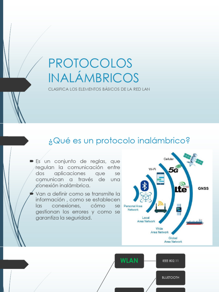 Protocolos Inalámbricos | PDF | Ieee 802.11 | Wifi