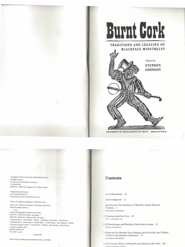 Blackface Minstrelsy: Traditions & Legacies | PDF | Minstrel Show ...