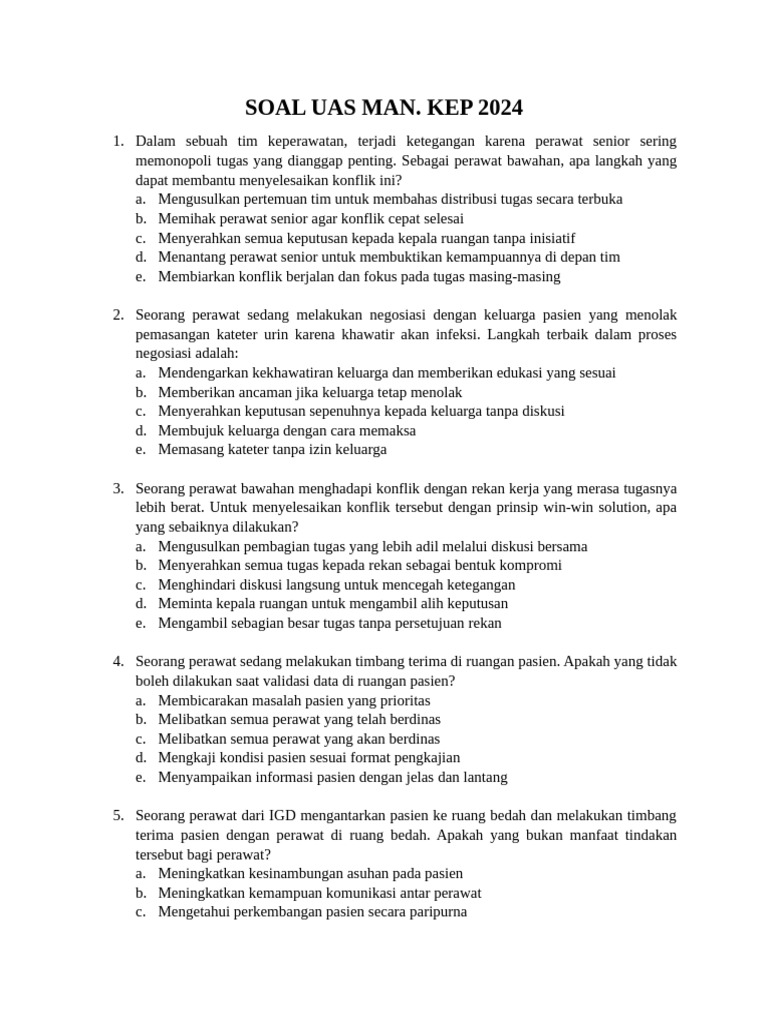 Soal Uas MK 2024 | PDF