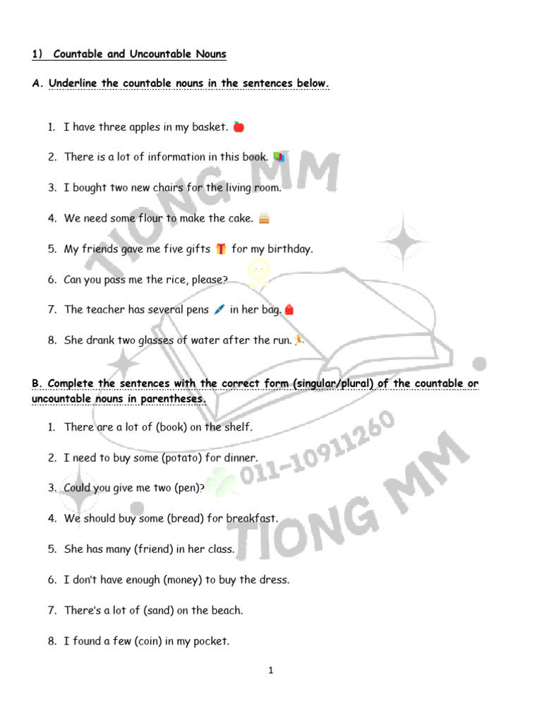 Yee Chen Exam Revision Exercises 2 | PDF | Smoothie | Juice