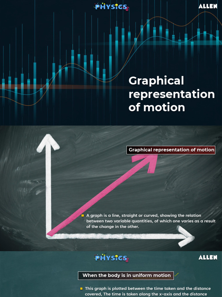 Graphical Representation of Motion | PDF | Speed | Cartesian Coordinate ...
