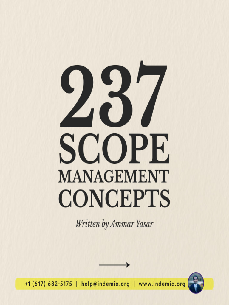 Scope Management Concepts | PDF | Agile Software Development | Scrum ...