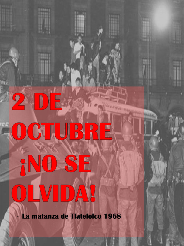La Matanza de Tlatelolco 1968 - Sociales | PDF | México