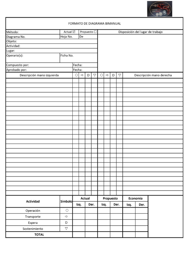 Diagrama Bimanual | PDF