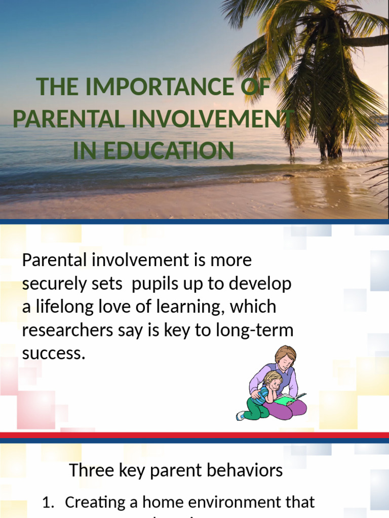 Importance of Parental Involvement | PDF | Youth | Childhood