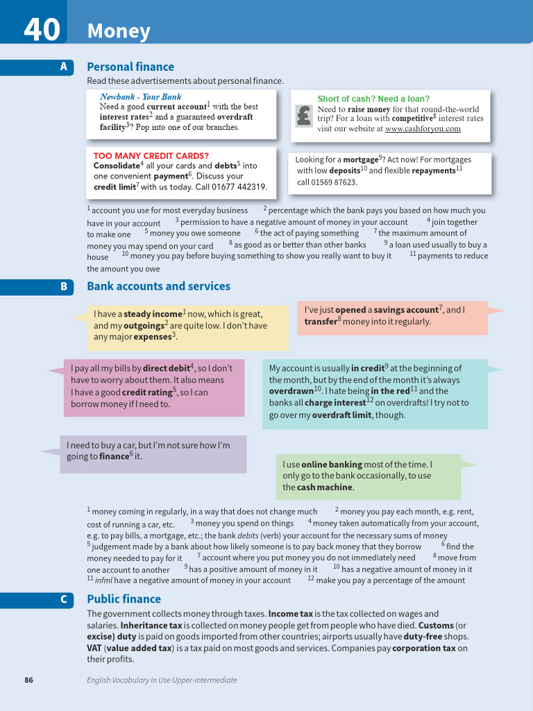 Personal Finance and Banking Insights | PDF | Banks | Taxes