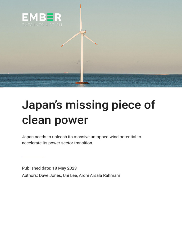 FINAL Japans Missing Piece of Clean Power Ember | PDF | Wind Power | Renewable Energy