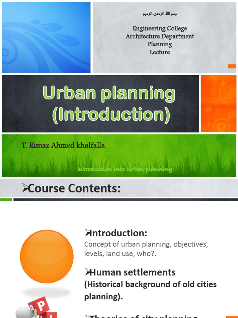 Introduction to Urban Planning Concepts | PDF | Urban Planning