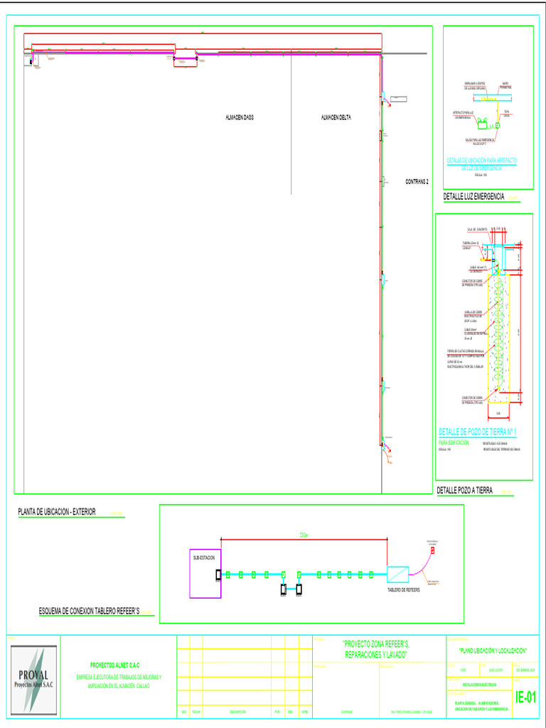 Contrans Callao - Plano IIEE Lavado-Reparacioes-Refeer-IE-01 | PDF