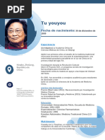 Biografía de Tu Youyou y sus logros | PDF | Medicina | Cuidado de la salud