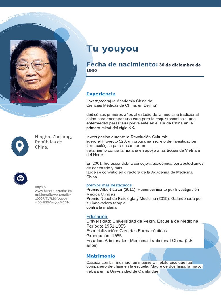 Tu Youyou | PDF