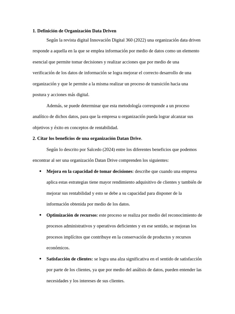 Beneficios y retos de ser Data Driven | PDF | Business | Innovación