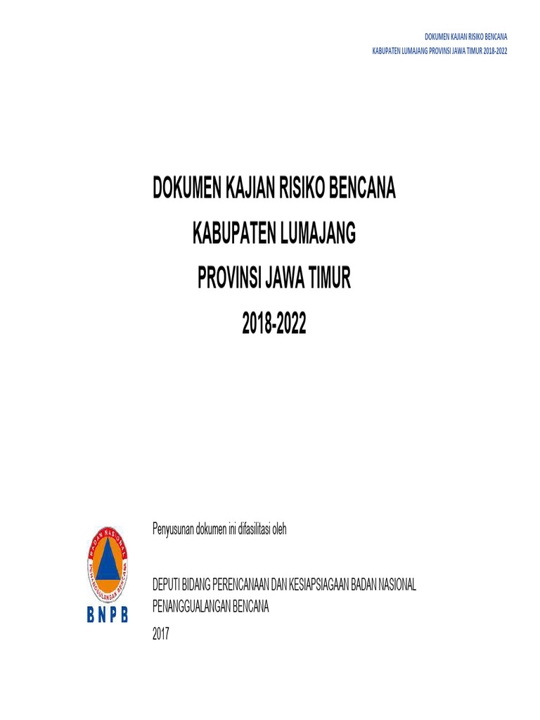 Dokumen KRB Lumajang - Final Draft | PDF