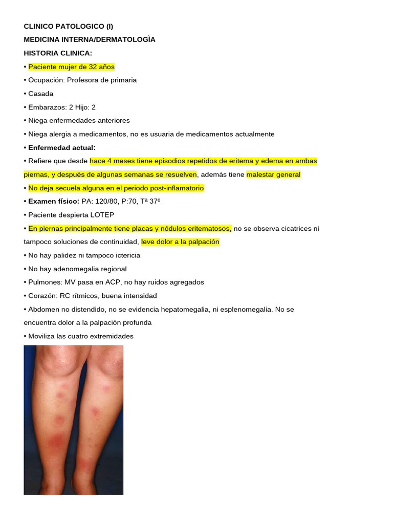 CCP 1 Resuelto | PDF | Inflamación | Enfermedades y trastornos