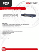 DS-3E1526P-EI Datasheet 20240428 | PDF | Computer Network | Network Switch
