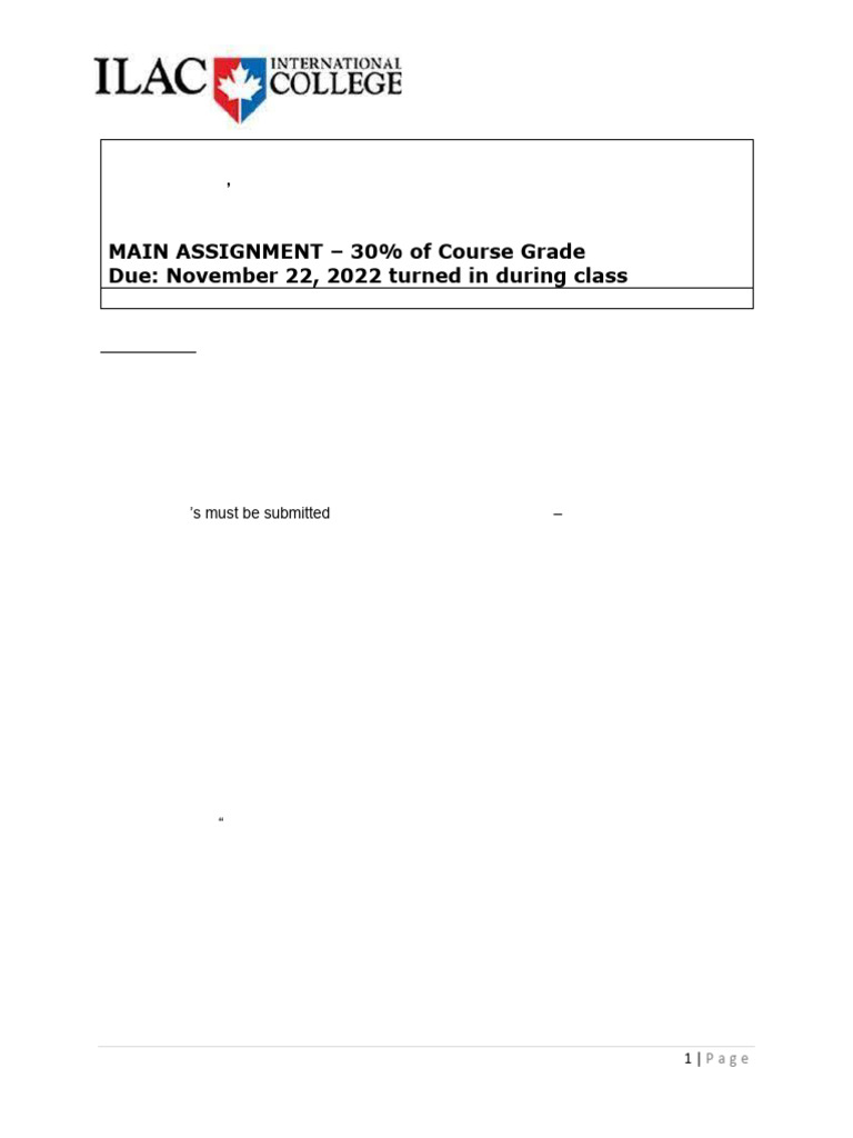 Main Course Assignment - HRMN 1010 | PDF | Overtime