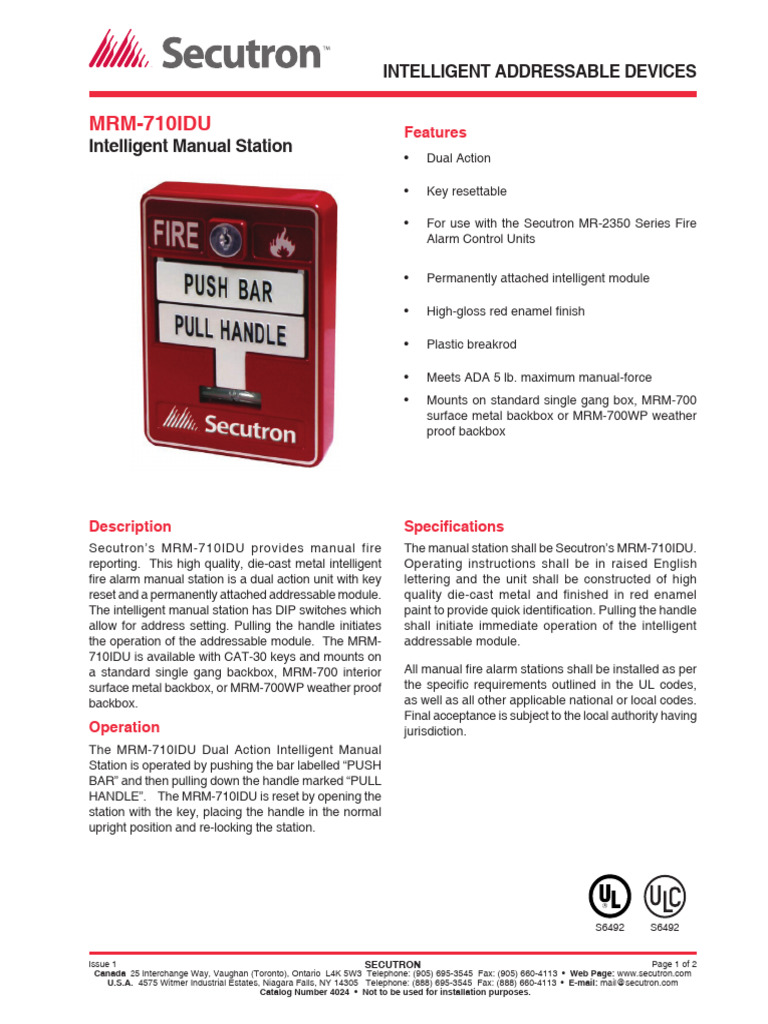 Estacion Manual Secutron | PDF | Manufactured Goods | Equipment