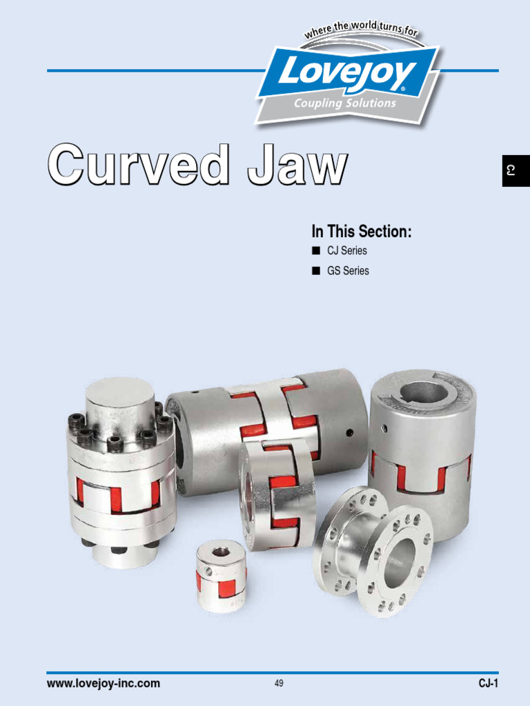 Lovejoy Curved Jaw 2017 Color | PDF | Pump | Horsepower