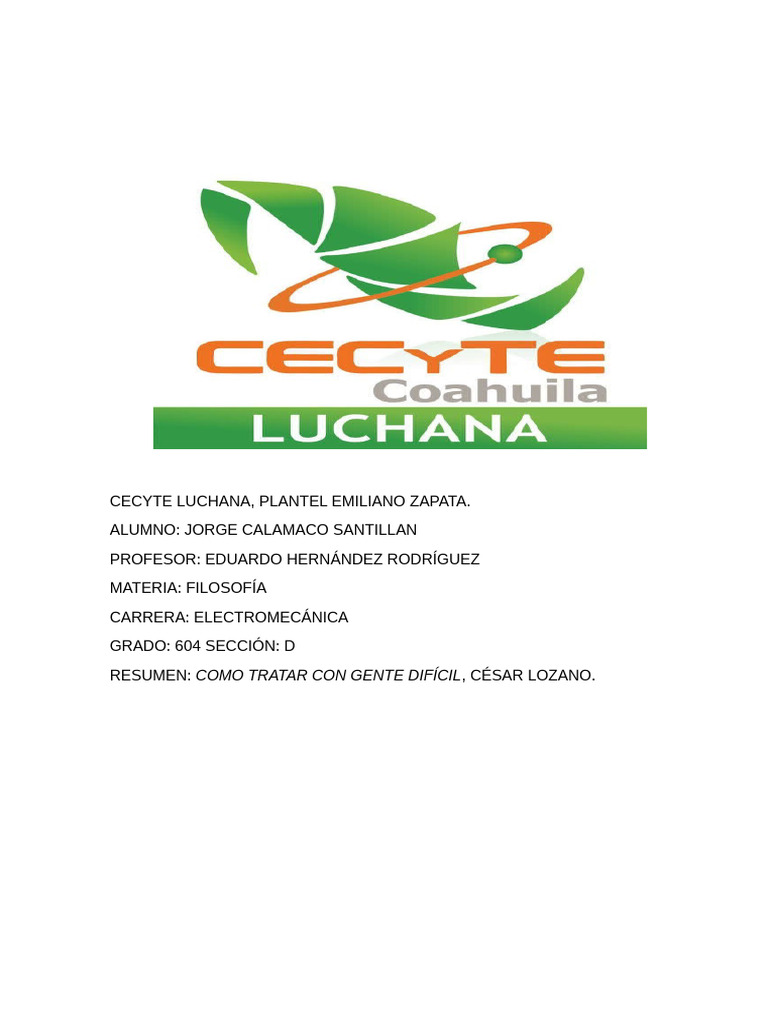 Documento Jorge Portada | PDF