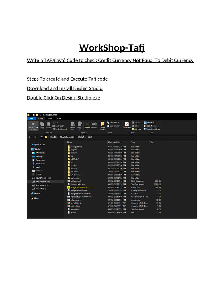 TAFJ Code for Currency Validation | PDF