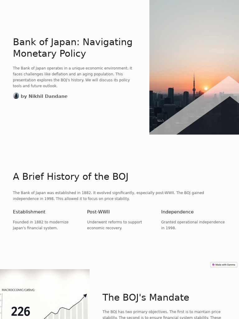 Bank of Japan Navigating Monetary Policy | PDF | Bank Of Japan ...